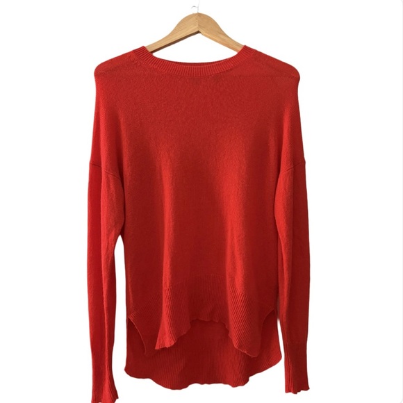 Theory | Sweaters | Theory Bold Red Knit Top | Poshmark